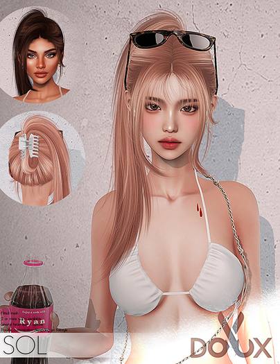 Second Life Marketplace Doux Sol Hairstyle [demo]